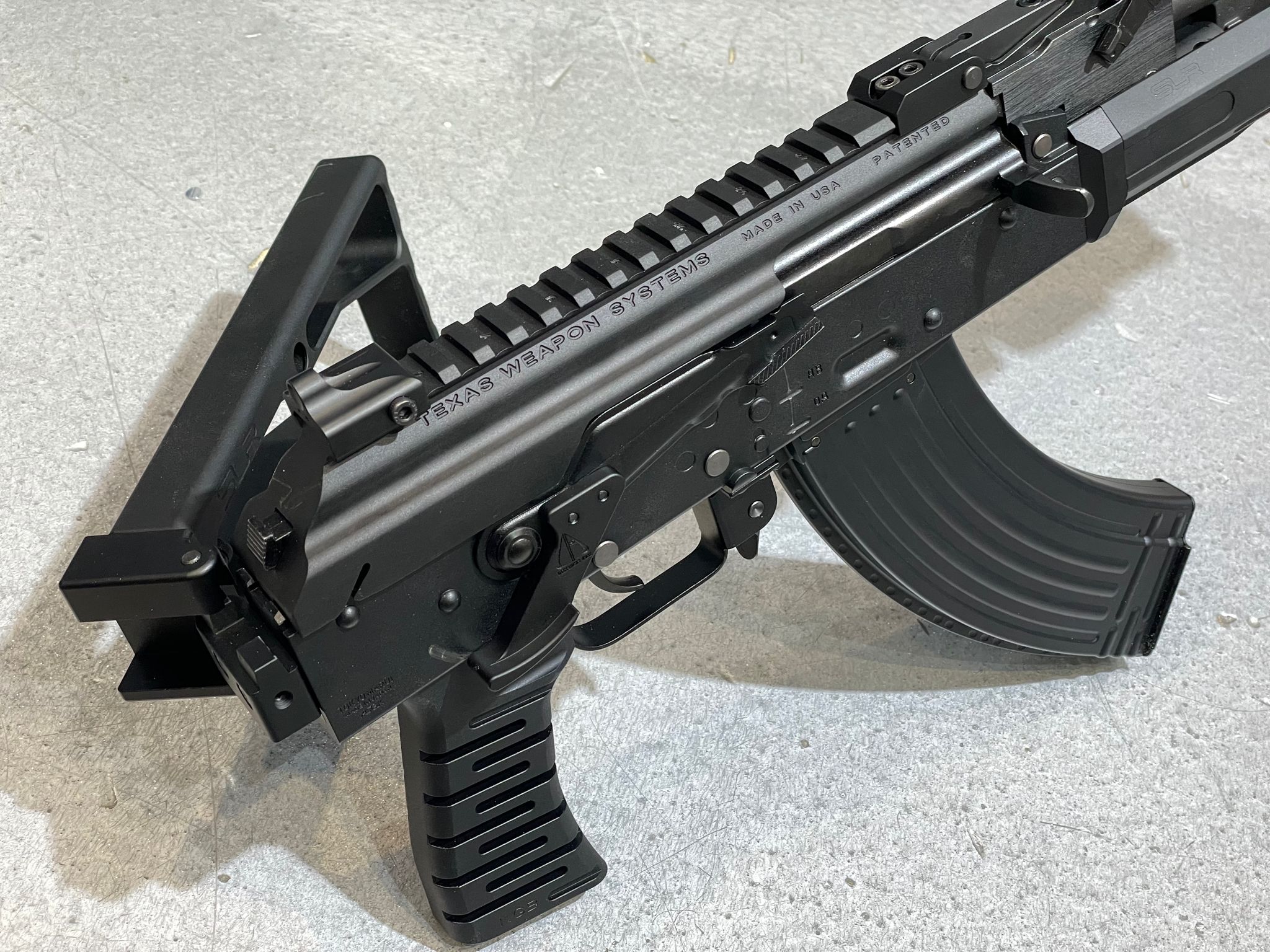 C&C Tac Custom SLR Krink 4” M-LOK Handguard TM AKM GBB with Flame Effe ...